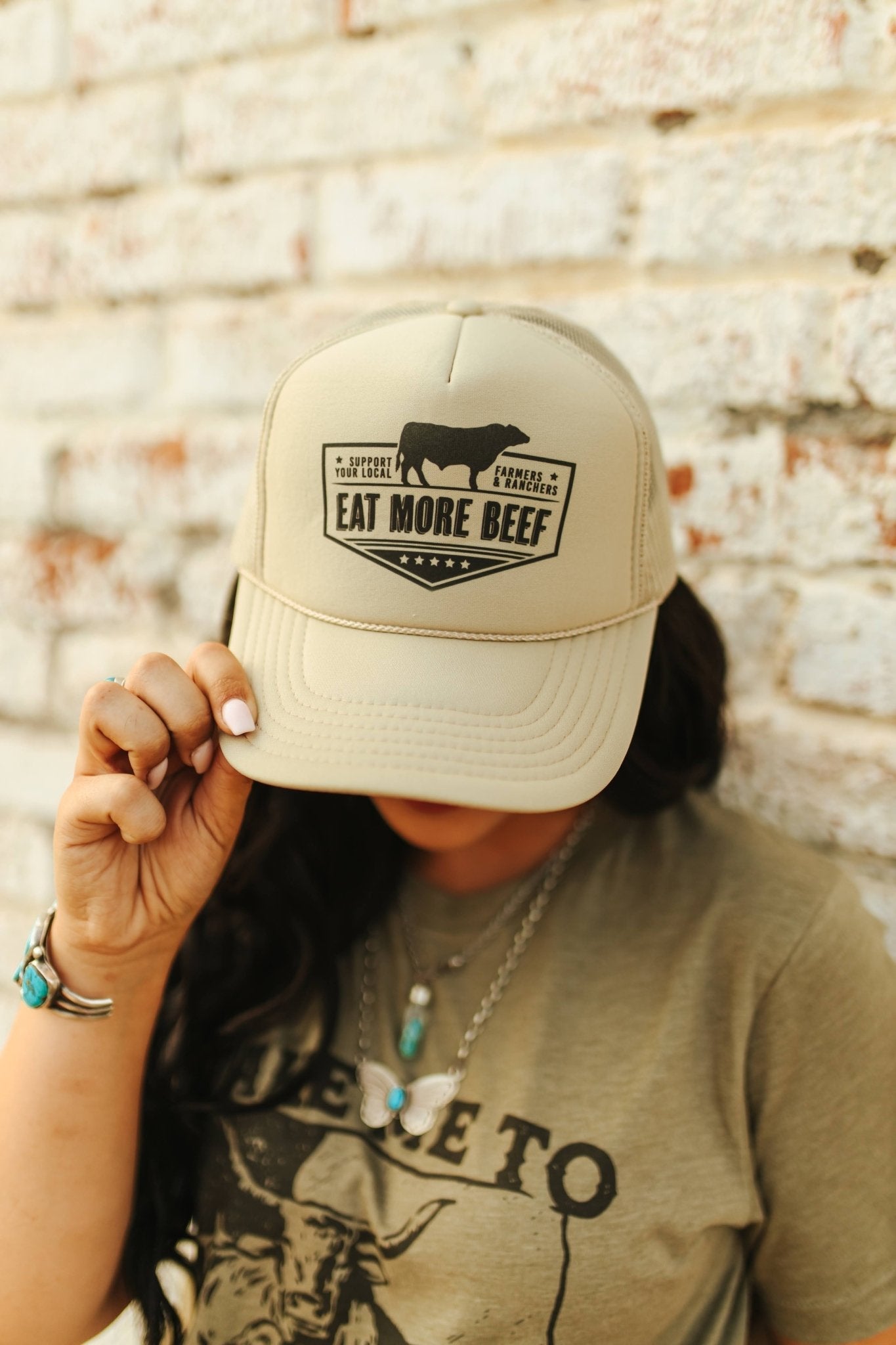 Farmers & Ranchers Eat More Beef Trucker Hat – Laree Ranch